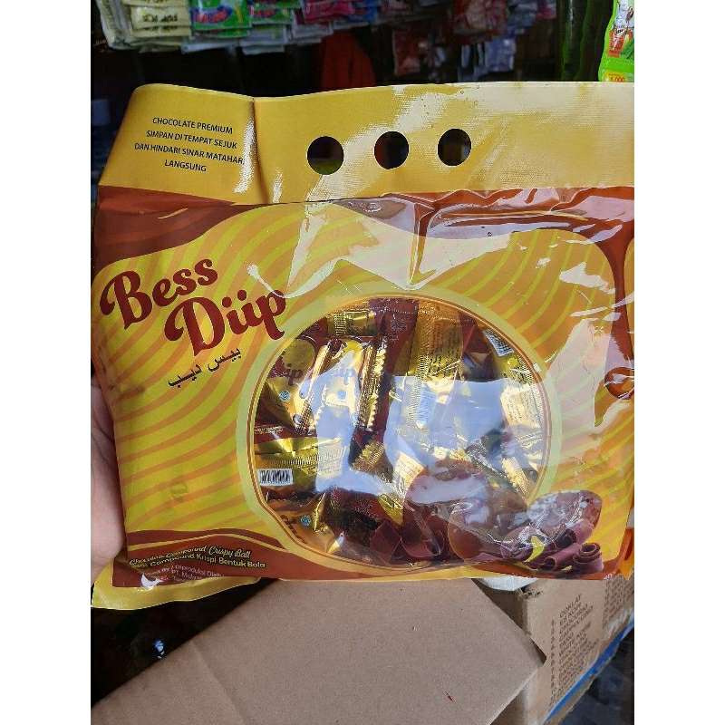 Jual (EXPIRED JUNI 2024) BESS DIIP CRISPY CHOCOLATE BALL 7 GRAM ISI ...