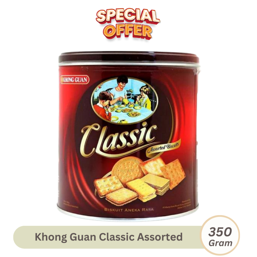 Jual Khong Guan Classic Assorted Biscuits 350 gram | Shopee Indonesia