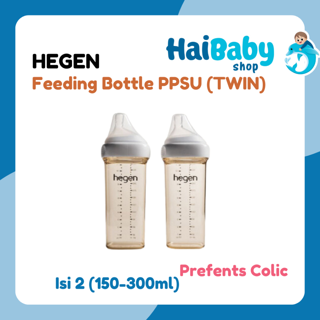 Jual Hegen PCTO™ Twin 150ml/240ml/330ml Feeding Bottle PPSU, 2-Pack | Shopee Indonesia