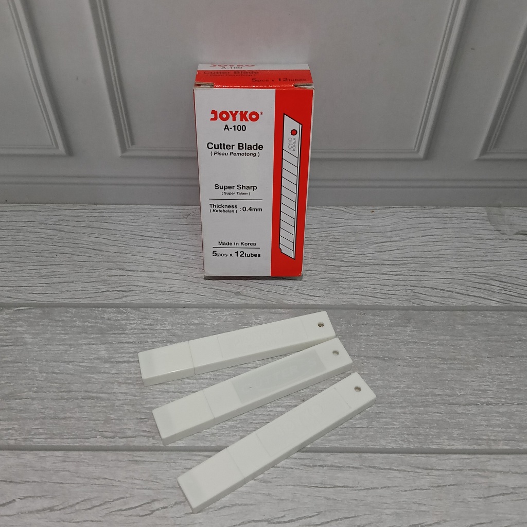Jual SATUAN ( SATU TUBE x 5 PCS ) Refill Cutter Blade Isi Ulang Kater ...
