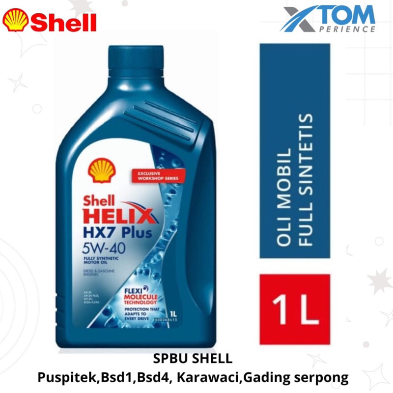 Jual Shell Helix HX7 plus 5W-40 1L | Shopee Indonesia