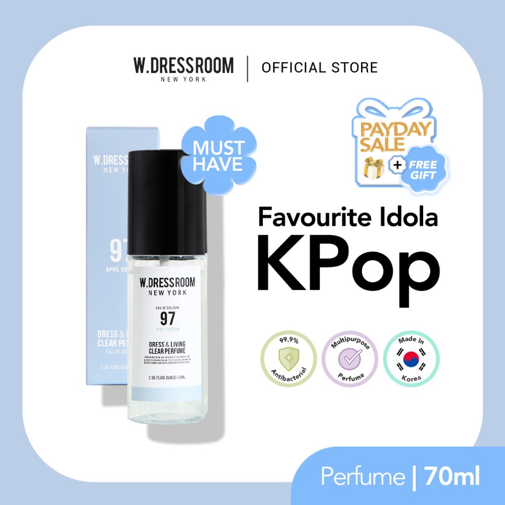 Jual W.DRESSROOM Dress & Living Clear Perfume No. 97 April Cotton (70ml ...