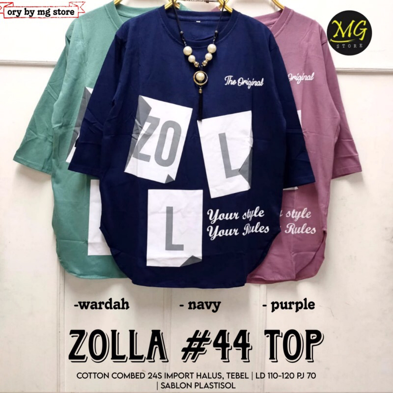Jual ZOLLA #40 / #41 / #42 / #43 / #44 TOP by MG | Shopee Indonesia