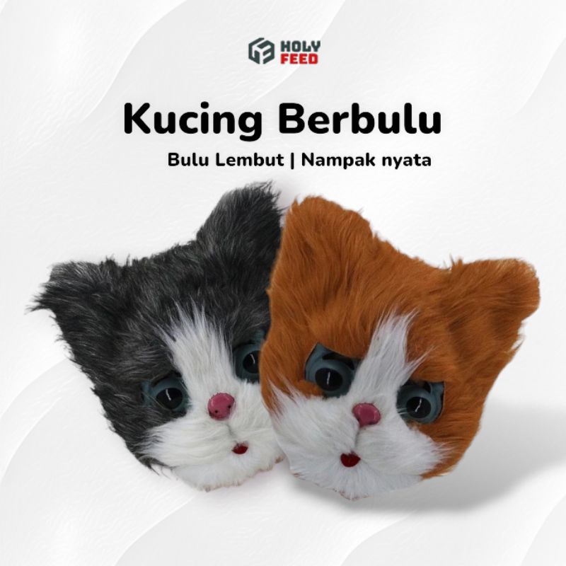 Jual Topeng Kucing Berbulu - Cat Mask Cosplay Bunny Rabbit Halloween ...
