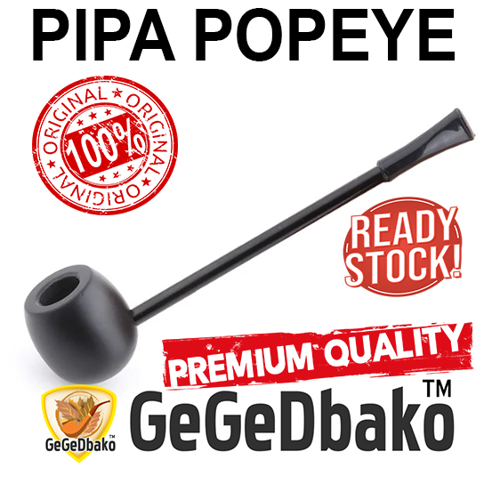 Jual Pipa Kayu Popeye Ebony Wood - Pipa Cangklong Bulat Hitam | Shopee ...