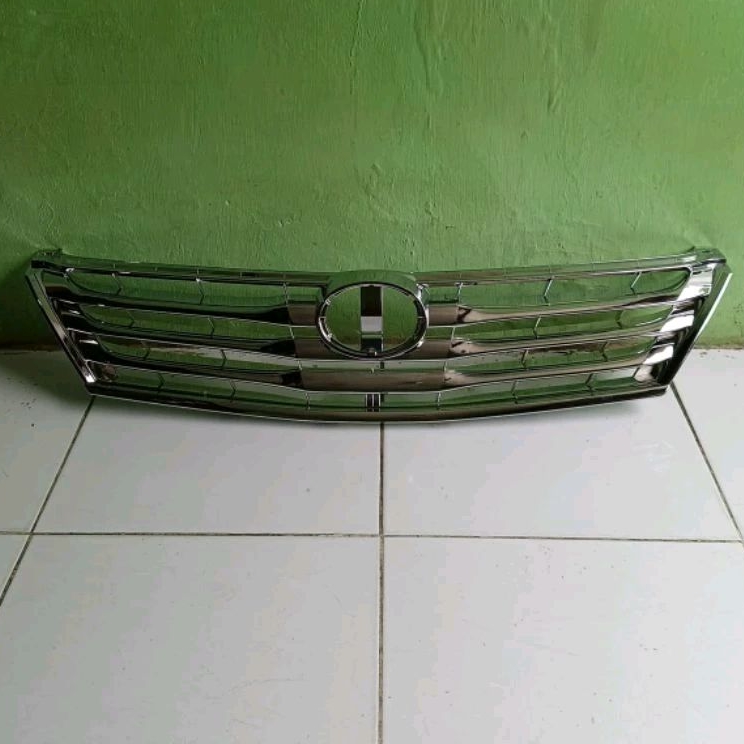 Jual grill grille front depan Toyota Innova 2011 2012 2013 full chrome ...