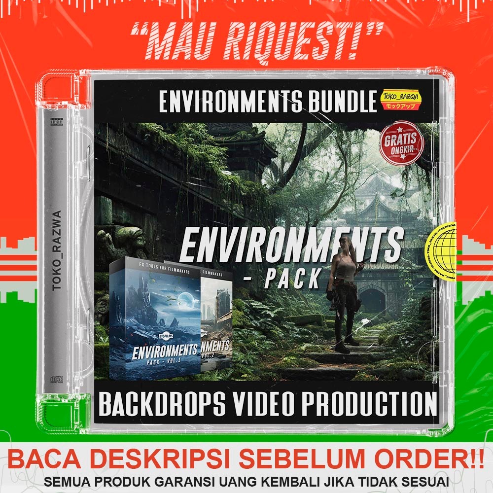 Jual Bigfilms - ENVIRONMENTS Bundle Vol.1 Vol.2 - 240124 | Shopee Indonesia