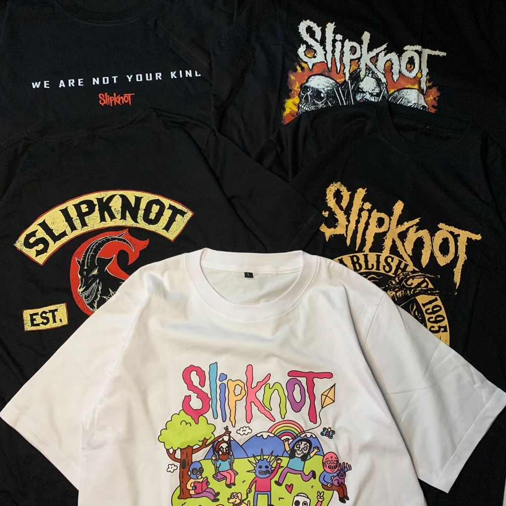 Jual KAOS SLIPKNOT / KAOS BAND METAL / BAJU KAOS DISTRO MUSIK PRIA ...