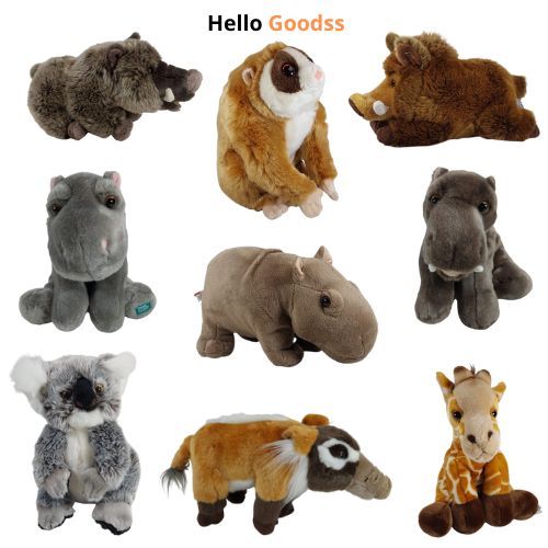 Jual Boneka Binatang Hippo Babi Hutan Sloth Jerapah Girrafe Cute Soft ...
