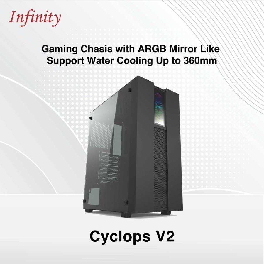 Jual Casing INFINITY CYCLOPS V2 - ATX, mATX Gaming Case | Shopee Indonesia