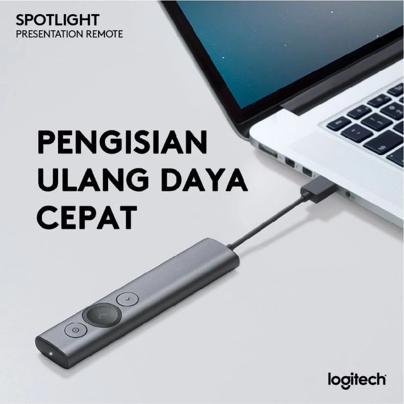 Jual LOGITECH SPOTLIGHT POINTER PRESENTER ADVANCED WIRELESS | Shopee Indonesia