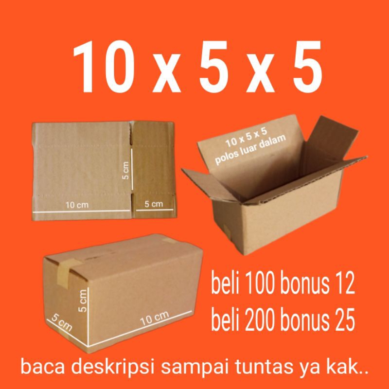 Jual Kardus Box Karton Packing Ukuran 10x5x5 | Shopee Indonesia