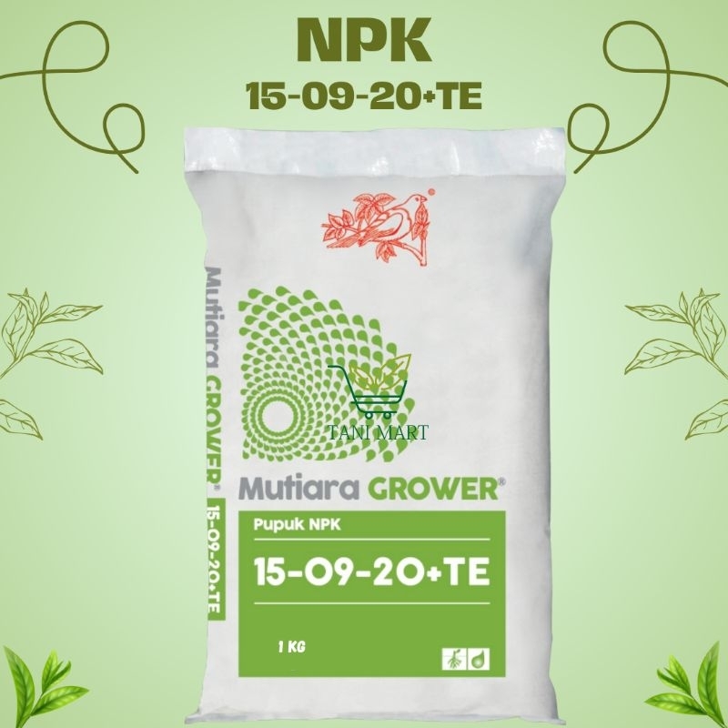 Jual PUPUK MEROKE NPK 15-09-20-TE (KHUSUS PEMBUAHAN) HIDROPONIK 1KG ...