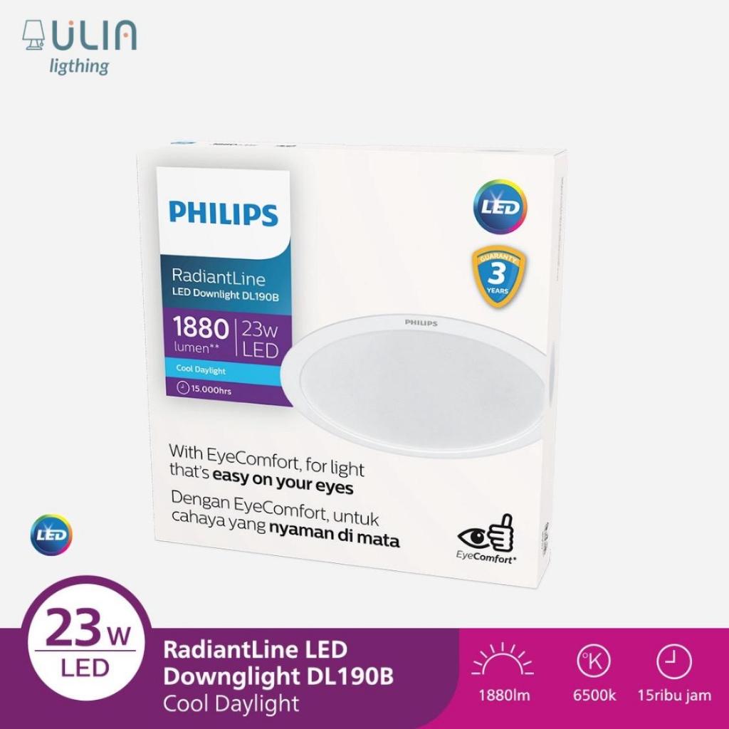 Jual Lampu Philips Downlight 23W Radiantline DL190B D200 65K Putih ...