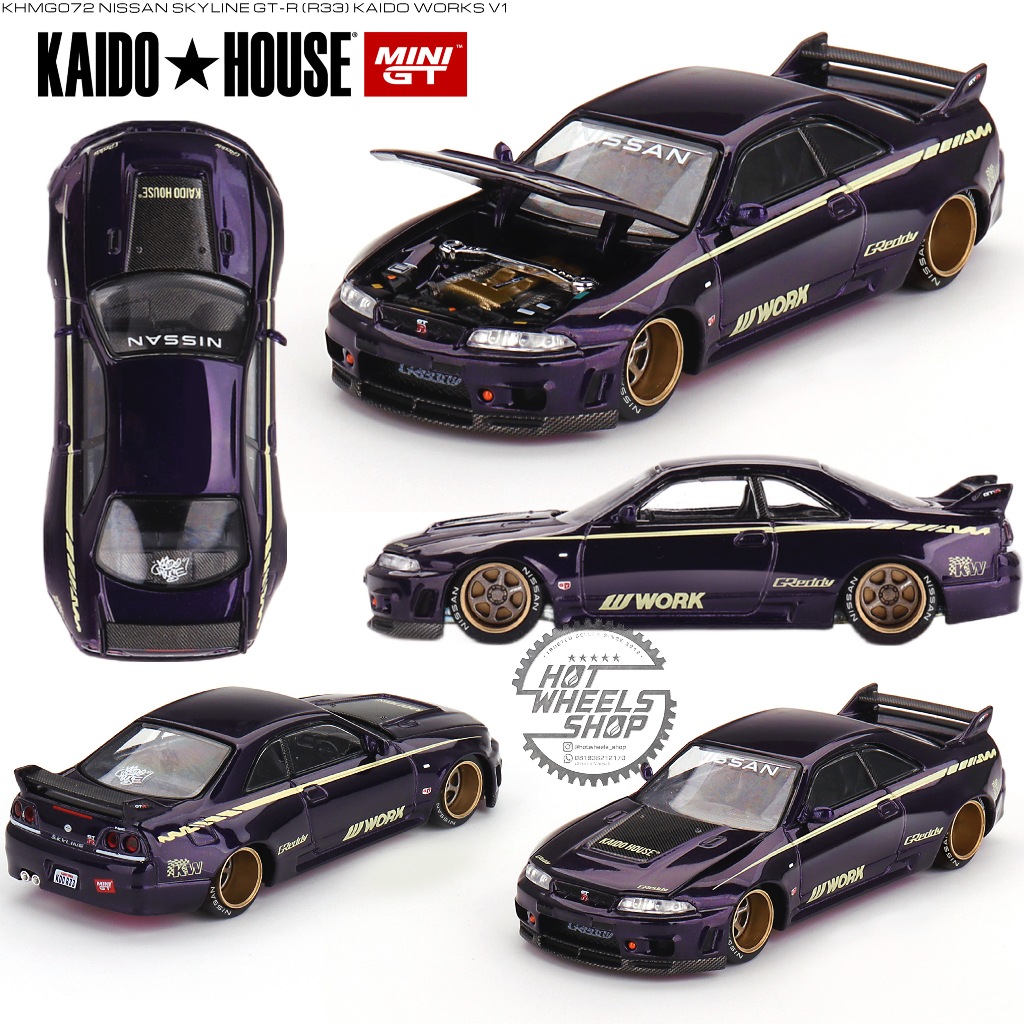 Jual MINI GT KHMG072 - Nissan Skyline GT-R (R33) Kaido Works V1 ‘FIRST ...