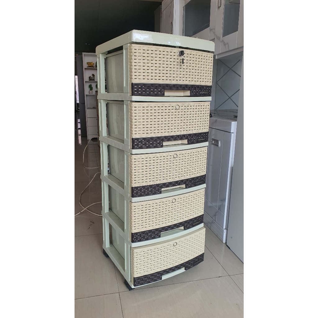 Jual Plastik NAPOLY 5 Susun Laci-Laci Premium Putih/HARGA PROMO MURAH ...