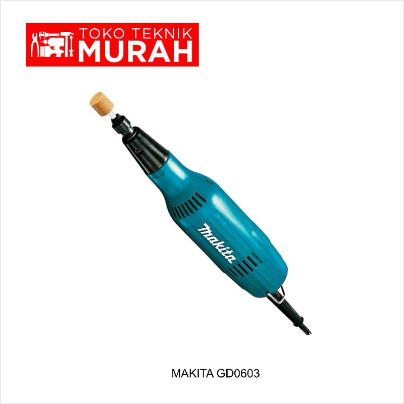 Jual Makita GD0603 Mesin Gerinda Botol Turner Die Grinder 6mm GD 0603 | Shopee Indonesia
