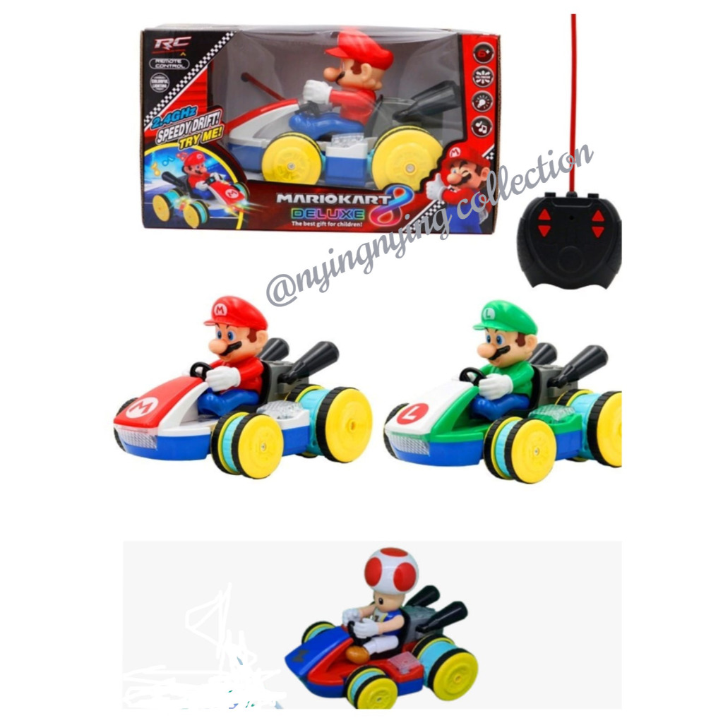 Jual Mainan Mario Bros /Mobil Remote Control RC Mario Kart 8 Deluxe Car ...