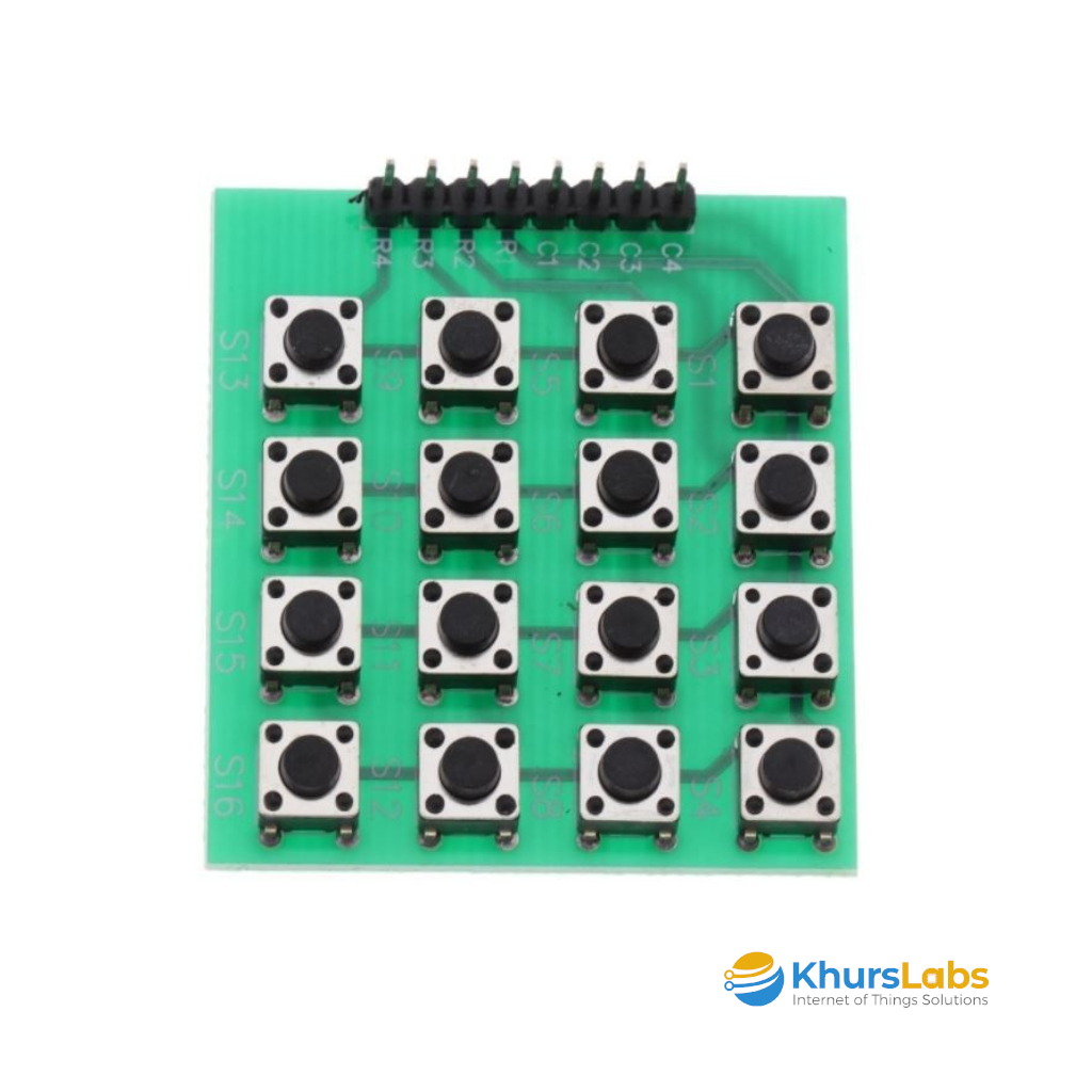 Jual 4x4 Matrix 16 Keypad Keyboard Module 16 Push Button Mcu Switch 