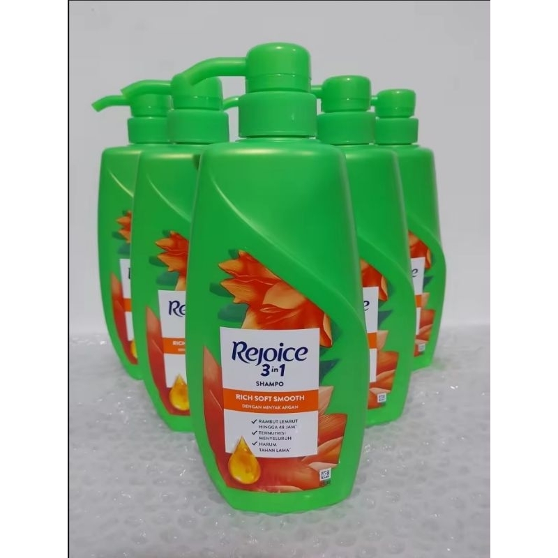 Jual Rejoice Shampoo Rich Halus Lembut Argan 600 mL/ Rejoice Rich Sampo | Shopee Indonesia