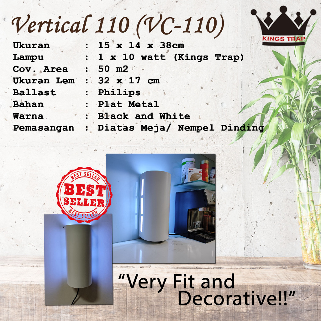 Jual Fly Catcher / Insect light trap / Perangkap Lalat VC 110 | Shopee Indonesia