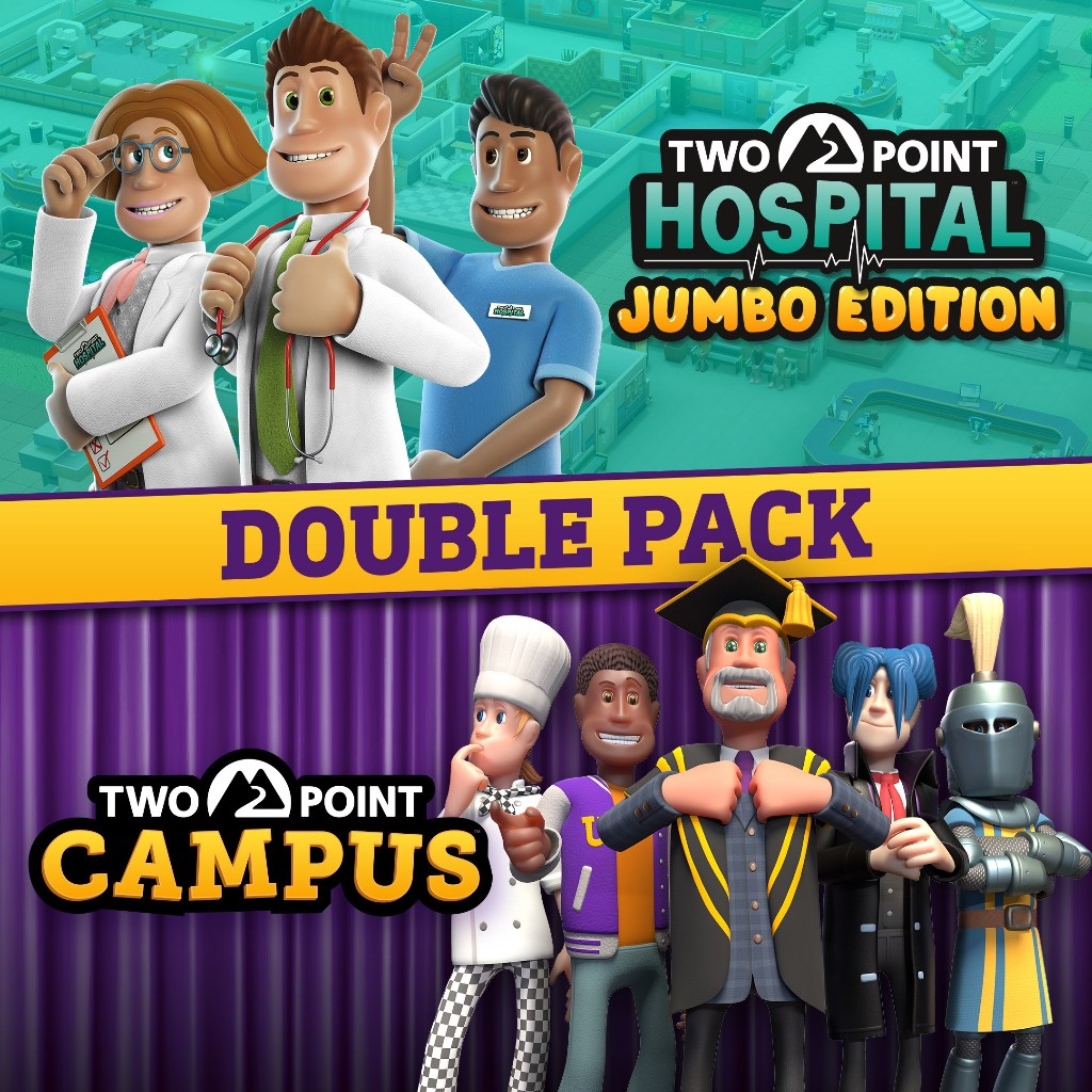 Jual (2 Games) Two Point Hospital and Two Point Campus Double Pack ...