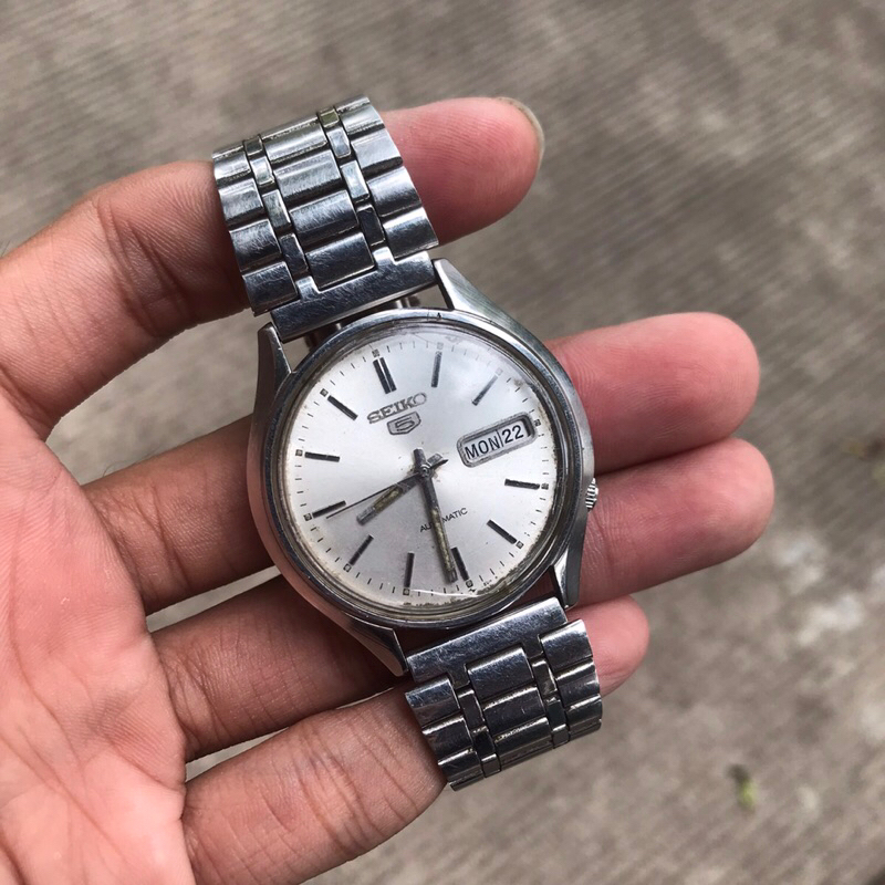 Jual jam tangan vintage Seiko 5 Automatic jalan original kuno antik ...