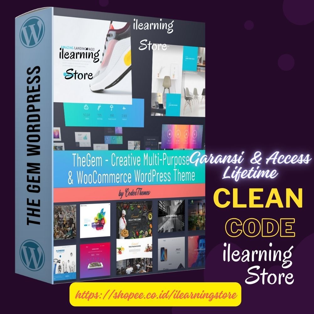 Jual [WT17] TheGem – Creative Multi-Purpose High-Performance Theme (GPL 100% & Lifetime Access ...