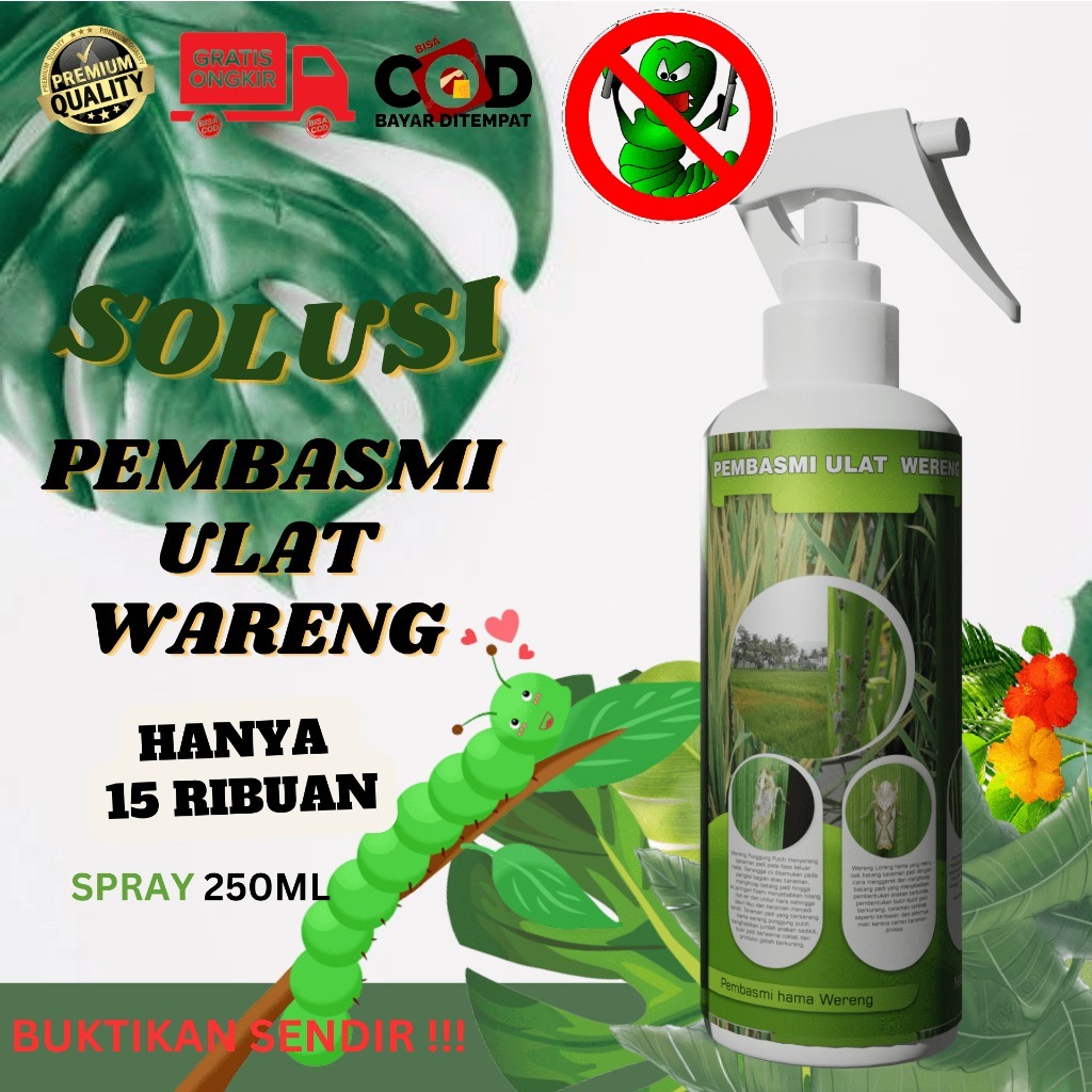 Jual obat pembasmi ulat liar dan wareng sangat ampuh tanaman hias ...