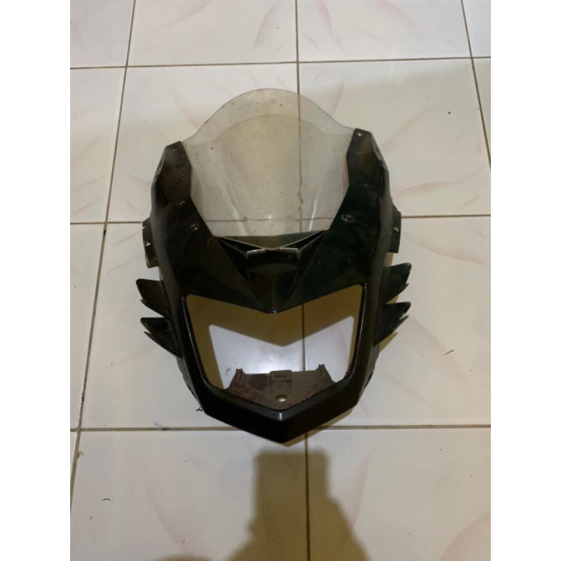 Jual BARONG DEPAN NINJA RR NEW SET VISOR | Shopee Indonesia
