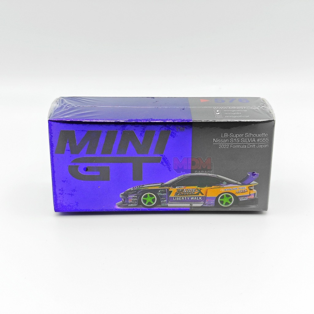 Jual MINI GT 576 - LB-Super Silhouette Nissan S15 SILVIA #555 2022 ...