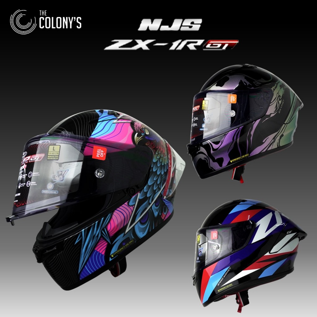 Jual HELM NJS ZX-1R ZX1R GT MOTIF ELEMENTO BROOKLYN BLACK MERAK GT NEBULASKY FULL FACE | Shopee ...