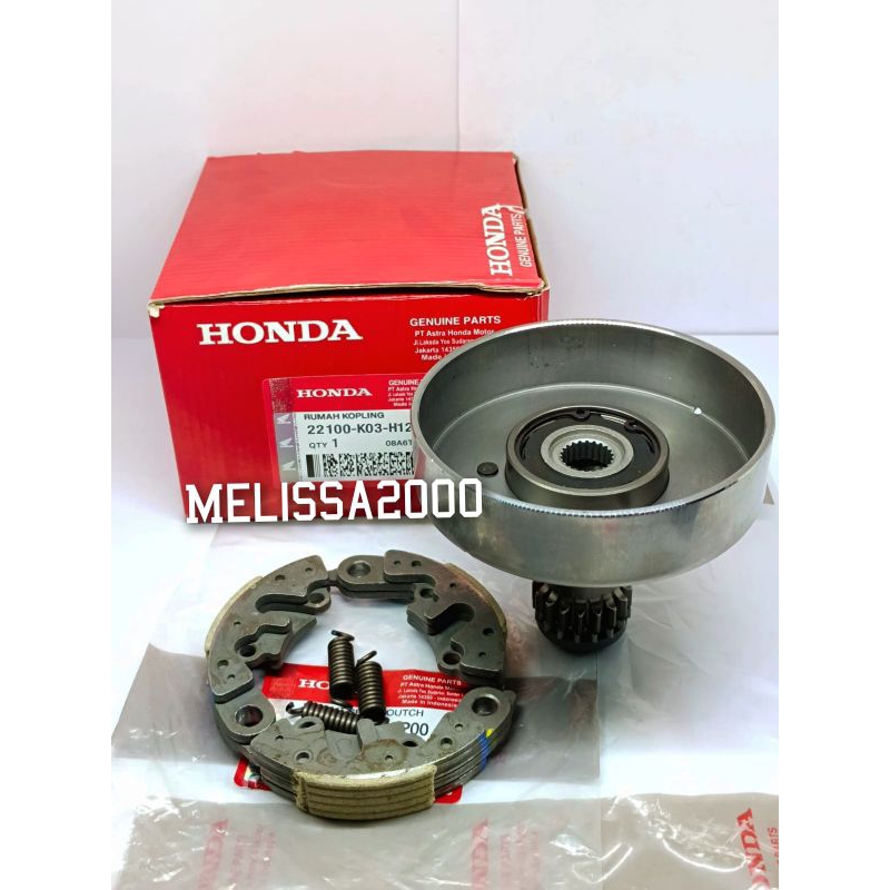 Jual Lonceng Kopling+Kampas ganda Onli K03/KWW Revo fit injeksi Revo X Injeksi Revo injeksi ...