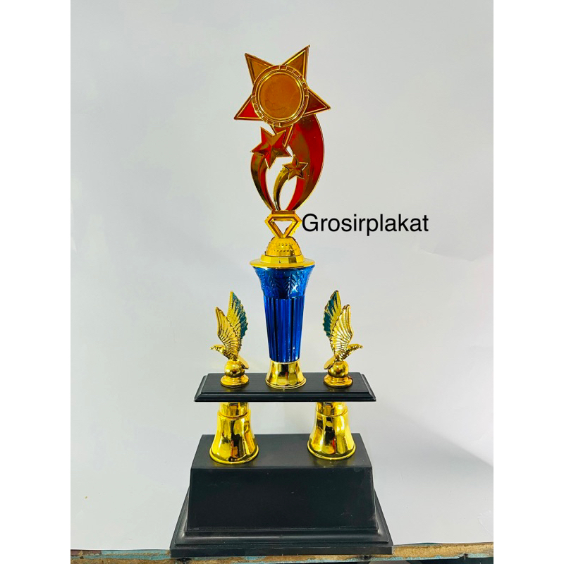 Jual Piala Kaki 2 tatakan hitam Cup Vas piala murah | Shopee Indonesia