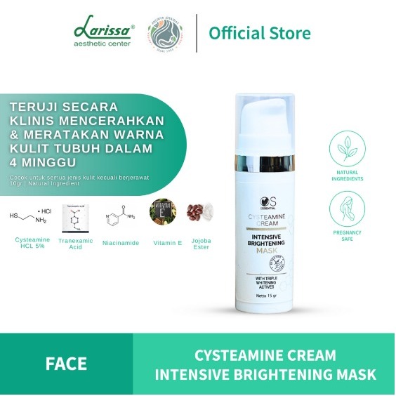 Jual CYSTEAMINE CREAM INTENSIVE BRIGHTENING / Cream Mask Flex / Melasma ...
