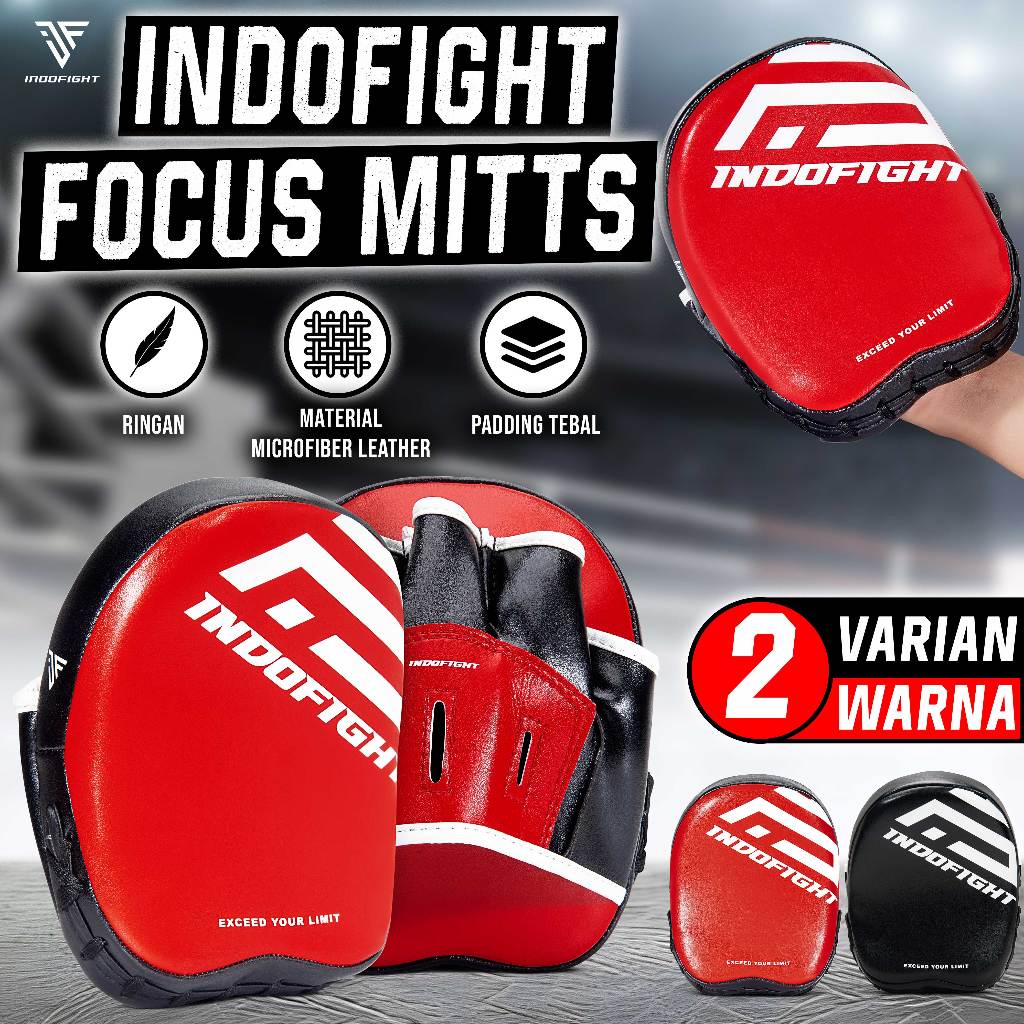 Jual Punching Pad Boxing Muay Thai Indofight, Boxing Pad Tinju, Focus ...