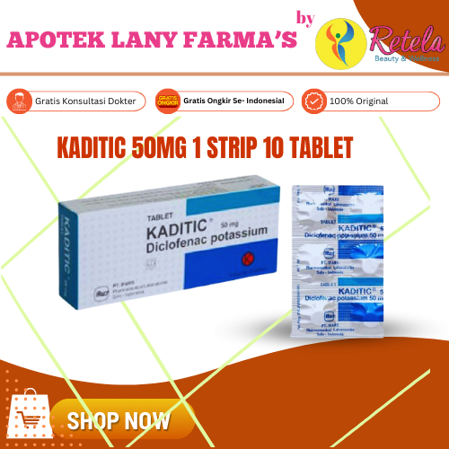 Jual Kaditic 50Mg 1 Strip 10 Tablet | Shopee Indonesia