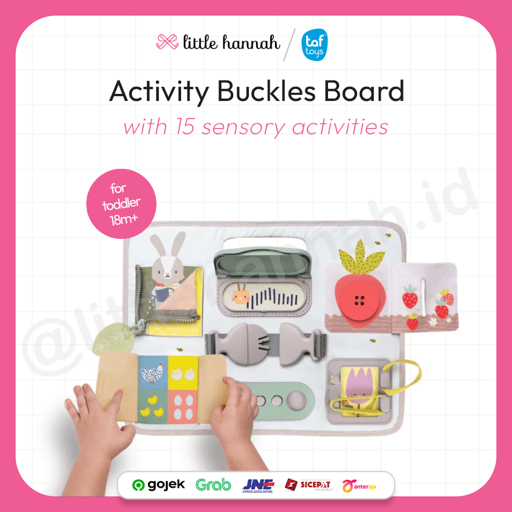 Jual Taftoys Activity Buckle Board / Mainan Anak Edukasi / Mainan Anak ...