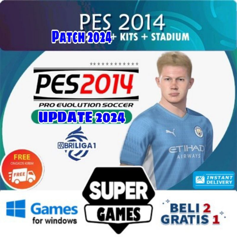 Jual PES 2014 PATCH 2024+ LIGA INDONESIA - PC Laptop Games - Download ...