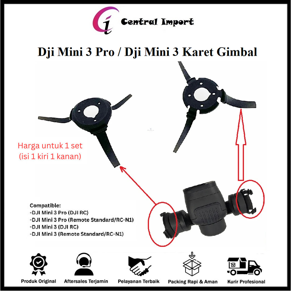 Jual Dji Mini 3 Pro Karet Gimbal Orignal - Dji Mini 3 Gimbal Rubber ...