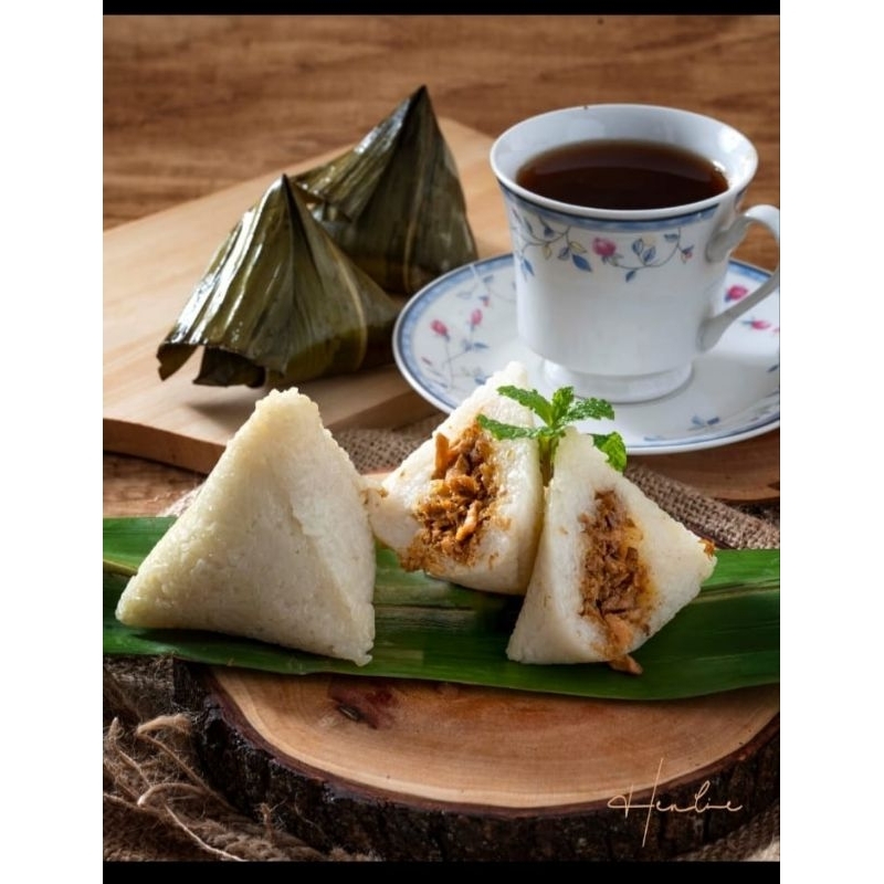 Jual BACANG KETAN ISI DAGING AYAM KHAS BANGKA 1 paket isi 5 buah bacang ...