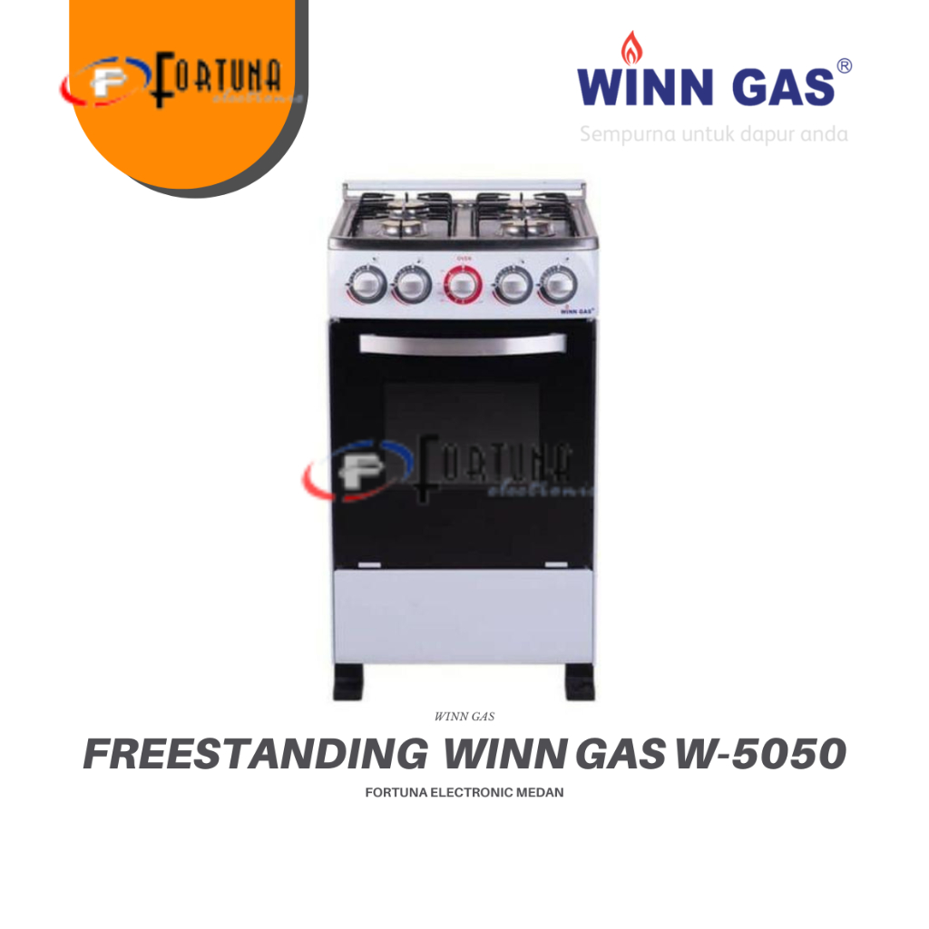 Jual WINNGAS STANDING KOMPOR W5050 4 TUNGKU WITH OVEN MEDAN | Shopee ...