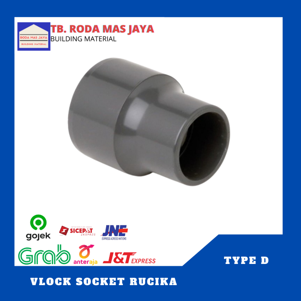 Jual Sambungan Pipa/V-Sok/Reducing Socket Rucika Type D | Shopee Indonesia