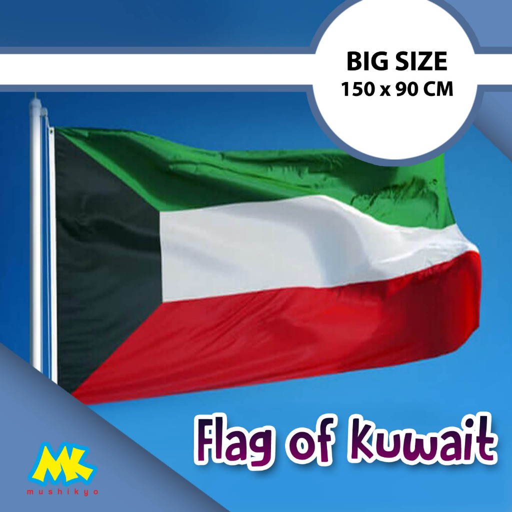 Jual Bendera Kuwait ukuran 150x90cm | Shopee Indonesia
