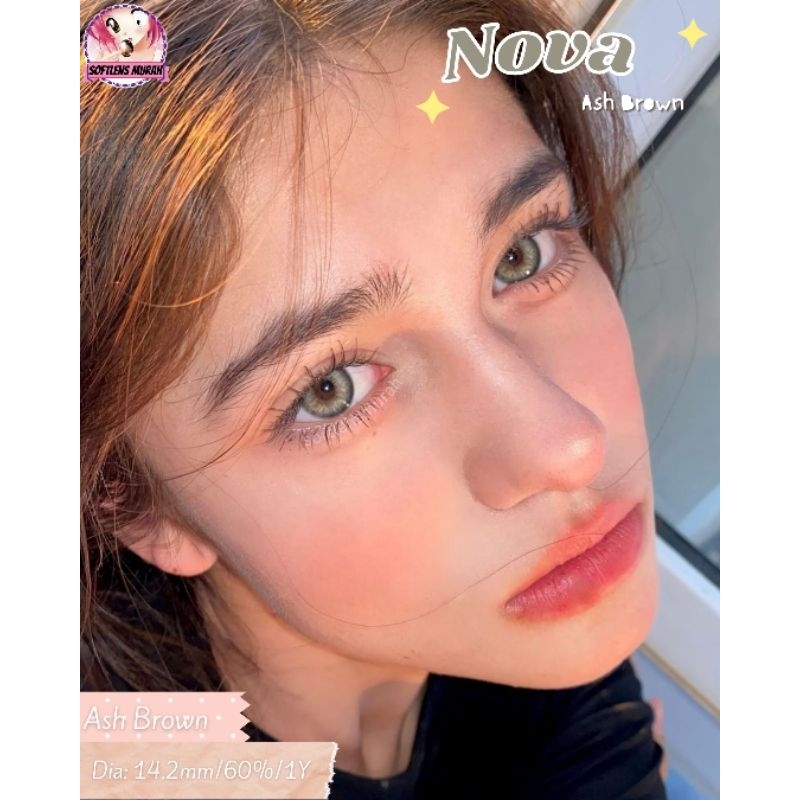 Jual SEENDERELLA NEW NOVA Ash Brown softlens SoftlensMurah - warna ...