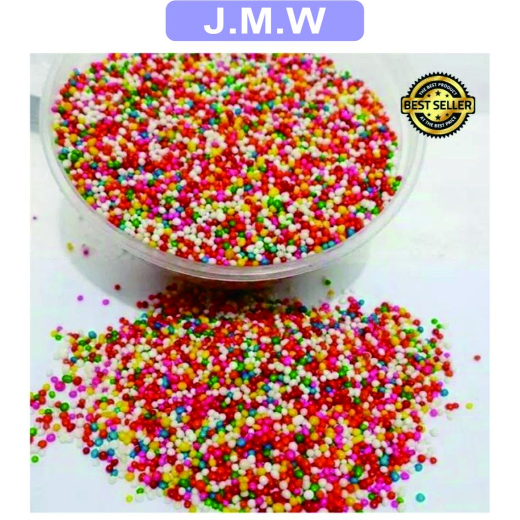 Jual Sprinkle Trimit Gula Butir Rainbow Repack 100 gr | Shopee Indonesia
