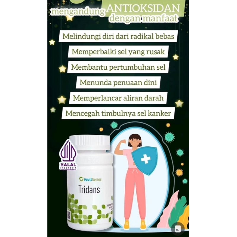 Jual FKC WEEL SERIES TRIDANS 90 KAPSUL/ANTI OKSIDAN | Shopee Indonesia
