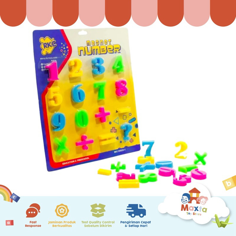 Jual Mainan Number Angka dan Simbol Matematika Magnet | Shopee Indonesia