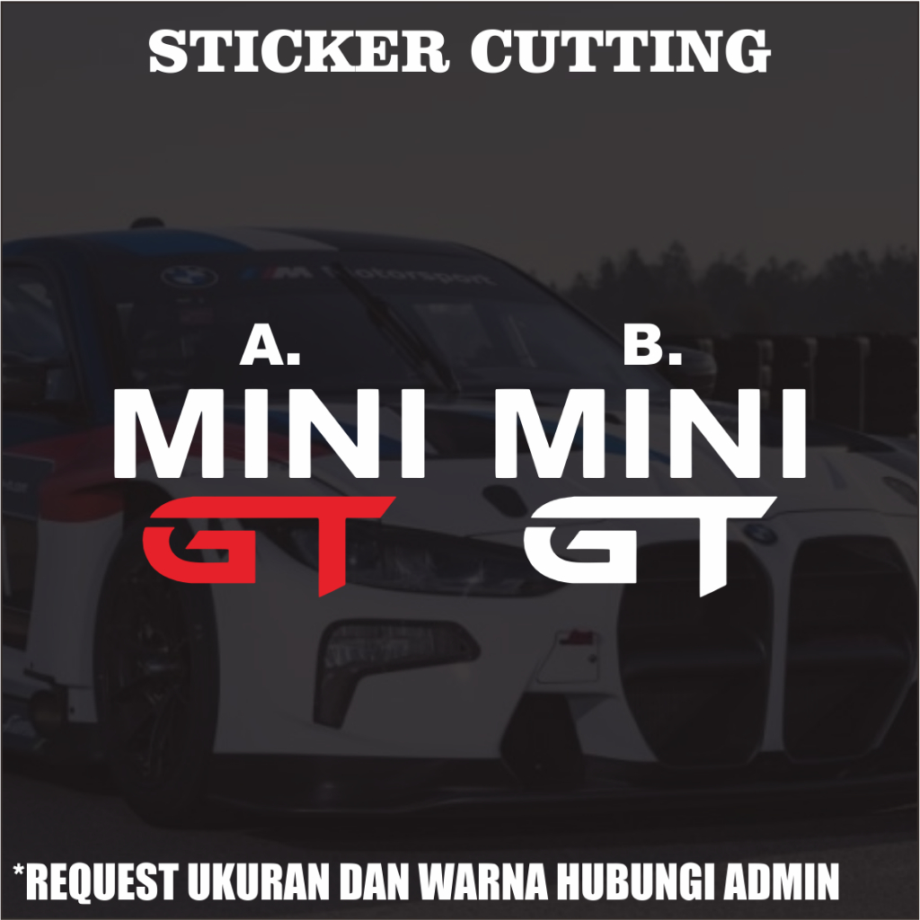 Jual Stiker Mini GT / Sticker Cutting | Shopee Indonesia