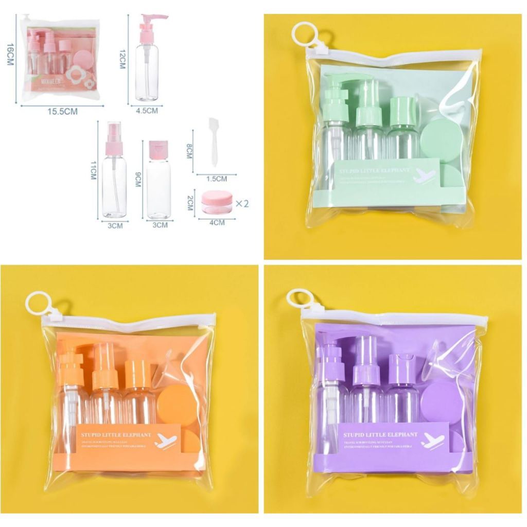 Jual SS Travel Pack Set Botol Mini Set 5in1 | Shopee Indonesia